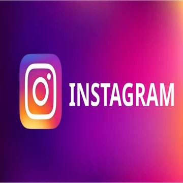 INSTAGRAM presentation for school and university | PPTX