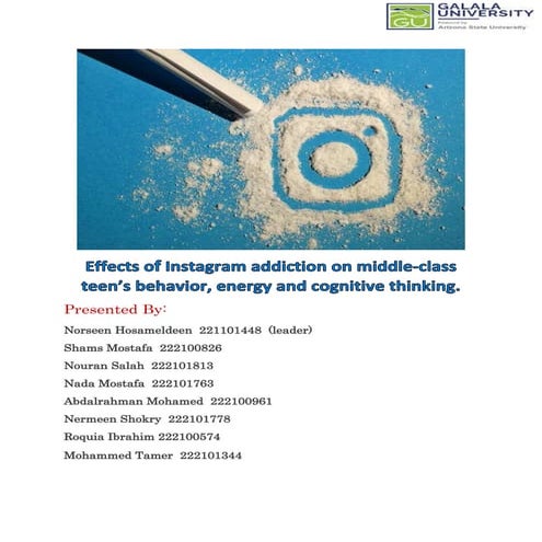 Instagram Addiction | DOCX