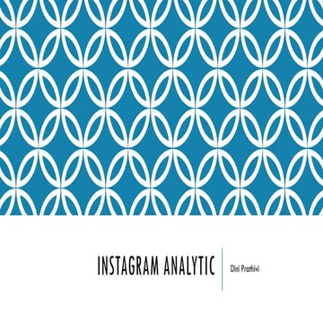 Instagram Analytics (1) | PDF