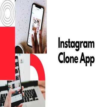 Instagram clone app | PDF
