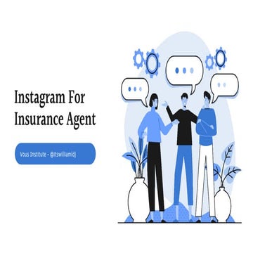 Instagram for insurance agent | PDF