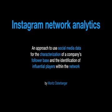 Instagram network analysis | PDF