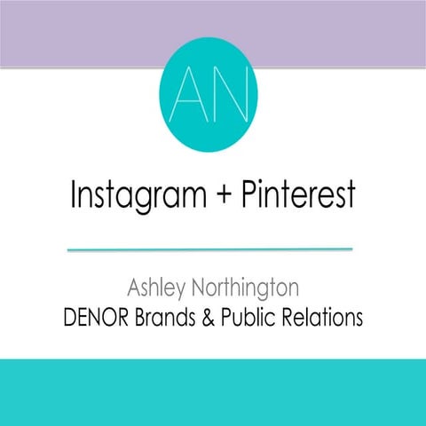 Instagram + Pinterest | PPT