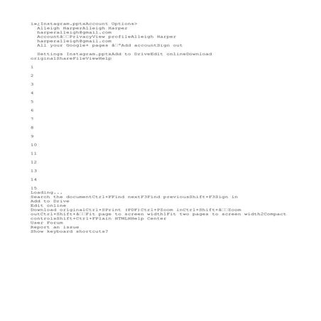 Instagram pptx | TXT