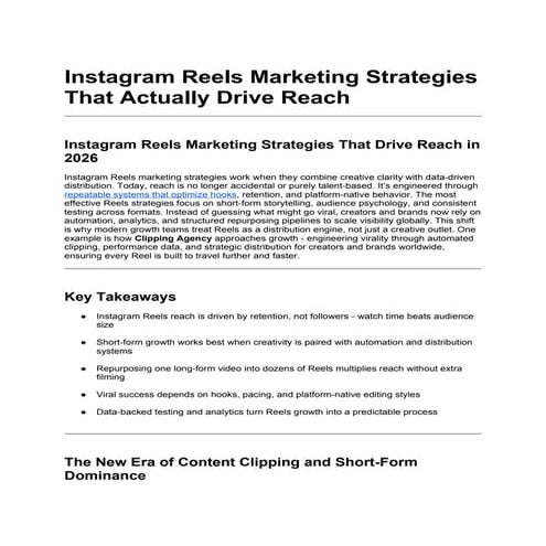 Instagram Reels Marketing Strategies That Actually Drive Reach.docx