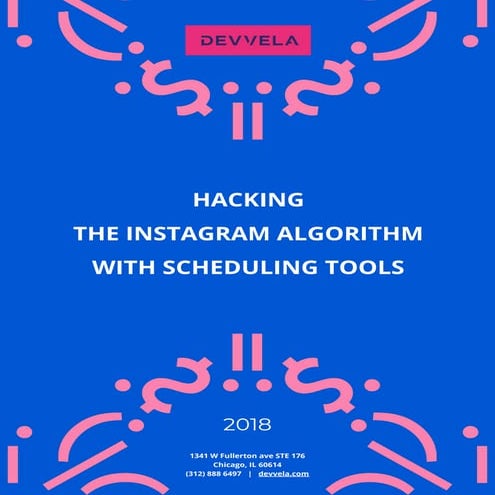 Hacking Instagram Algorithm With Post Scheduling | PDF