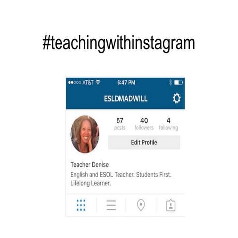 Instagram in the Classroom | PPTX