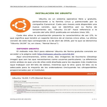 INSTALACION DE UBUNTU | PDF