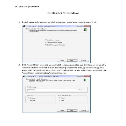 NS installation in Windows | PDF