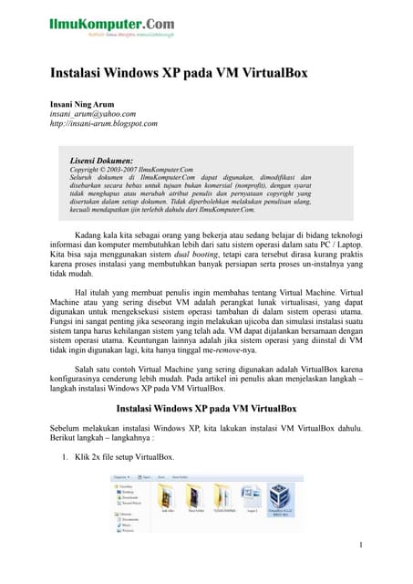 Modul Instalasi Windows Xp Pdf