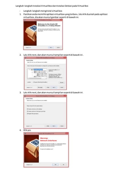 Instalasi debian mode teks pada komputer virtual | PDF