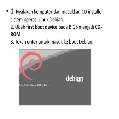 Instalasi linux debian | PPT