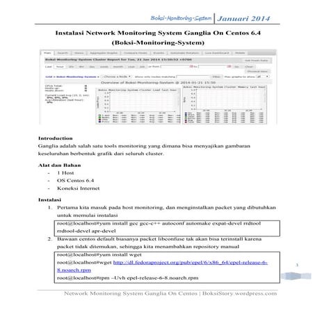 Instalasi Network Monitoring System (Nagios) Centos 6.4 | PPT