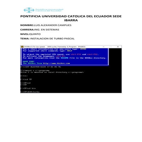 Instalcion pascal | PDF