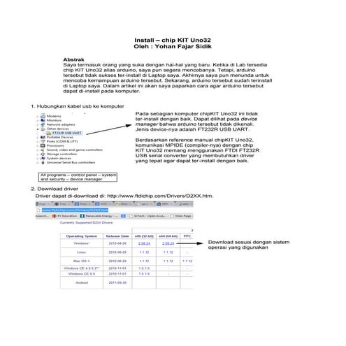 Install chipkit32 | PDF