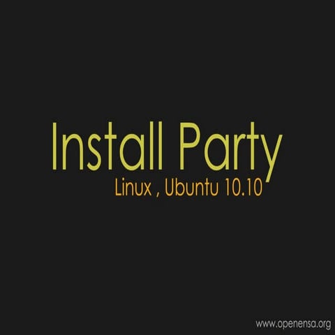 Install party | PPT | Music and Party Video Games | Video Game Genres