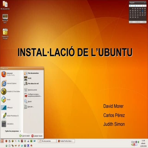 Instal·lació de l’ubuntu | PPT