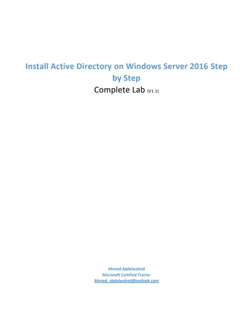 Hyper v replication on windows server 2016 step by step | PDF | Operating Systems | Computer ...