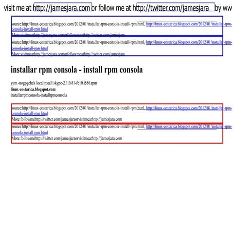 Installar rpm consola__install_rpm_consola | PPTX