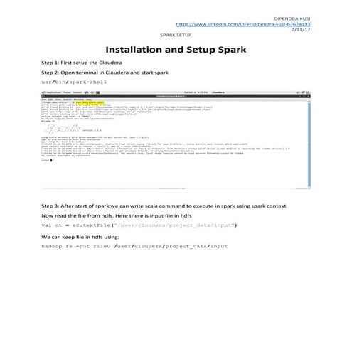 Installation and setup spark published | PDF