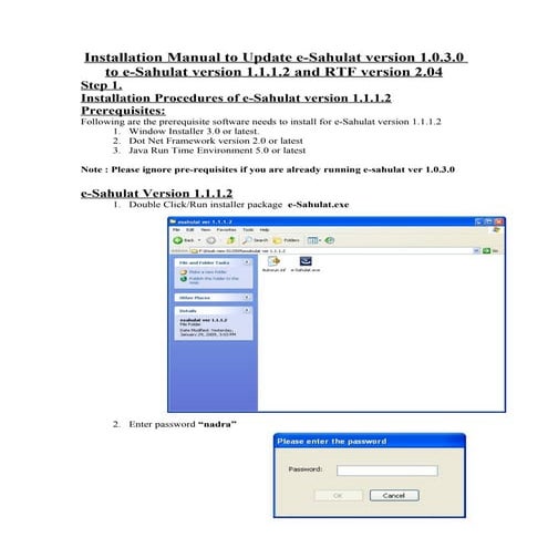 Installation manual | DOC