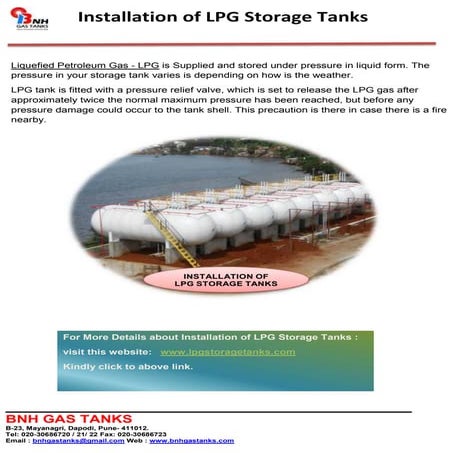 LPG TANK INSTALLATION | PDF