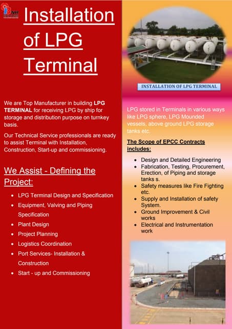 Asme design and construction of lpg storage tank installation | PDF ...