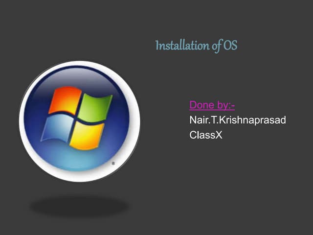 Windows 7 installation step by step | PDF