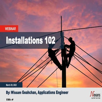Cable Sizing Calculations | PPTX