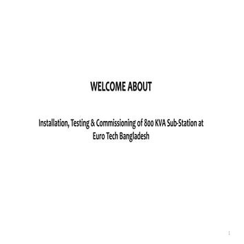 Installation testing and_commissioning_o (1) | PPTX