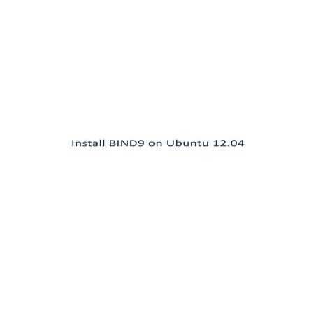 Install Bind9 On Ubuntu Server 1204 Lts Pdf 
