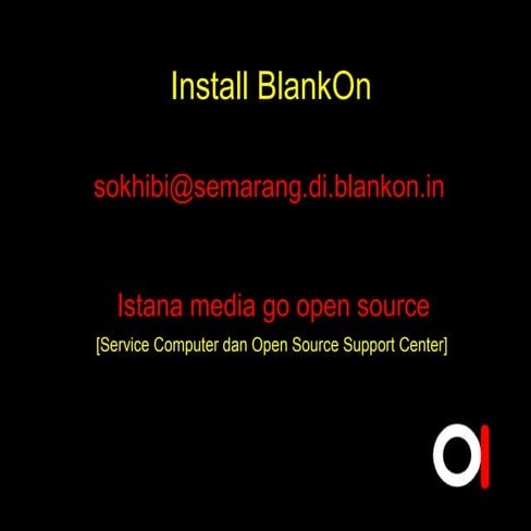 Install BlankOn Linux | PPT