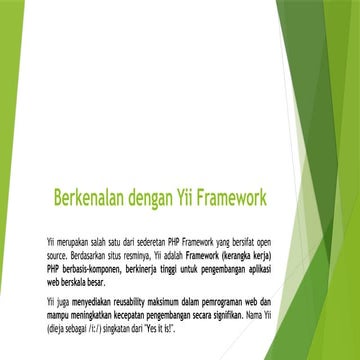 INSTALLEDYII-INTRODUCTION ABOUT YII FRAMEWORK.pptx