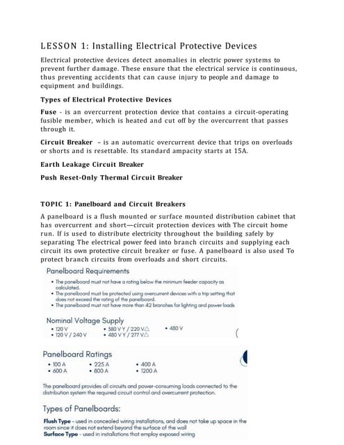 Electrical protective devices ec | PPTX | Home Appliances | Home & Garden