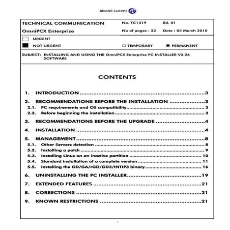 Pcm600 v2.5 installation guide | PDF
