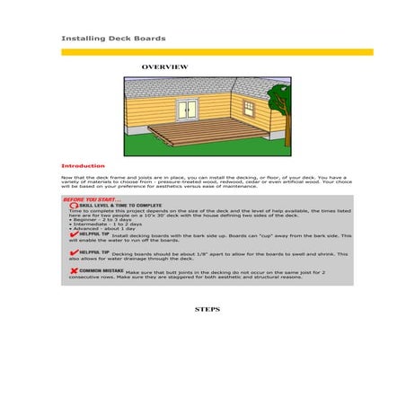 Composite decking-installation-guide | PDF