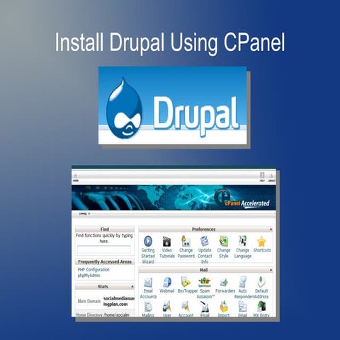 Installing Drupal with CPanel | PDF