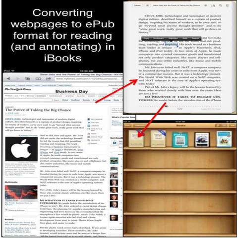 Installing ePub bookmarklet on the iPad | PDF
