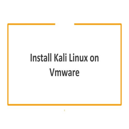 Installing Kali Linux on Vmware.pdf