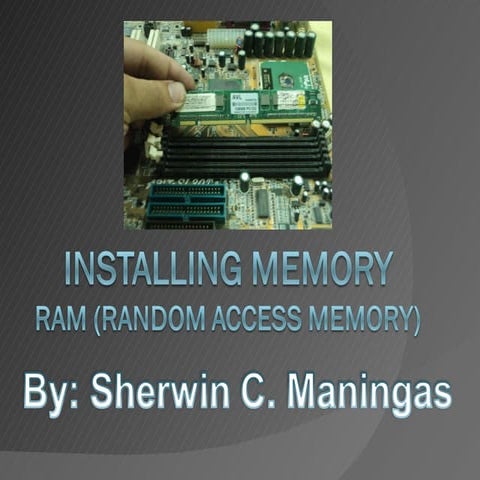 Installing memory | PPT