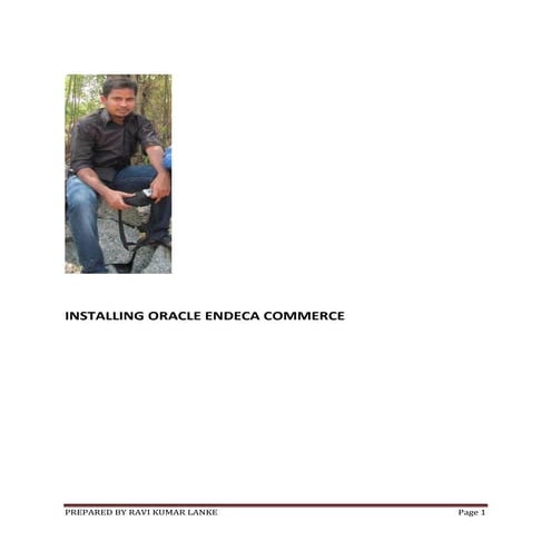 Installing Oracle Endeca Commerce Pdf
