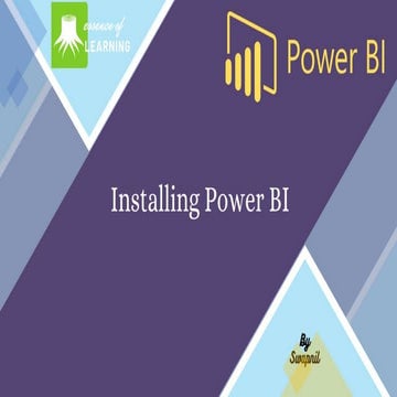 Installing Power BI Desktop | PPTX