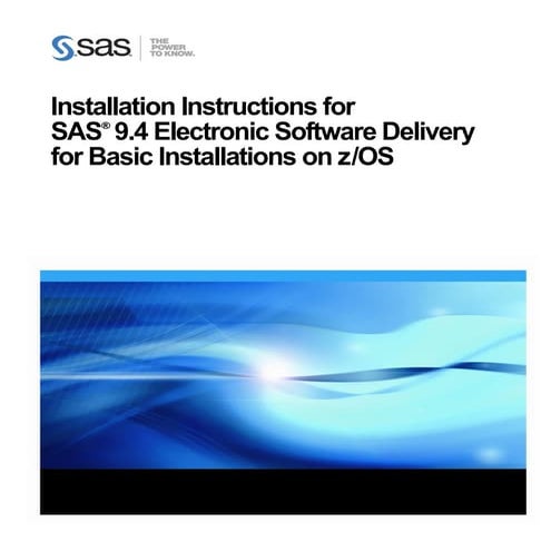 Install SAS esd _ Basic | PDF