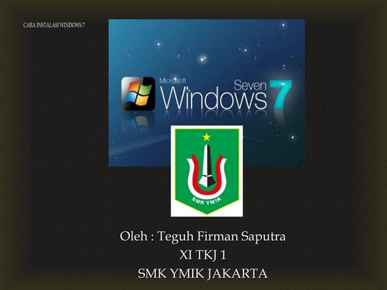 Cara install windows 7 lengkap dengan gambar | PDF
