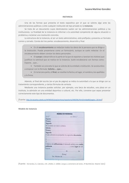 La solicitud | PDF