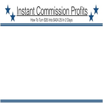 Instant commission-profits from warrior plus | PDF