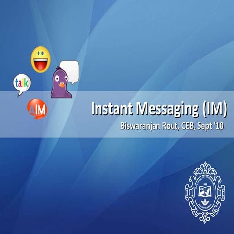 Instant messaging-final | PPT
