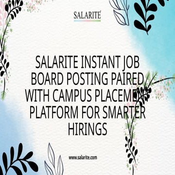 Best Instant job posting platforms In India | PDF