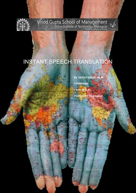 Real-time Sign Language Translation using Computer Vision and Machine ...