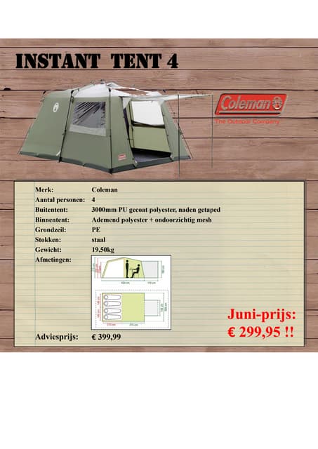Instant tourer tent | PDF